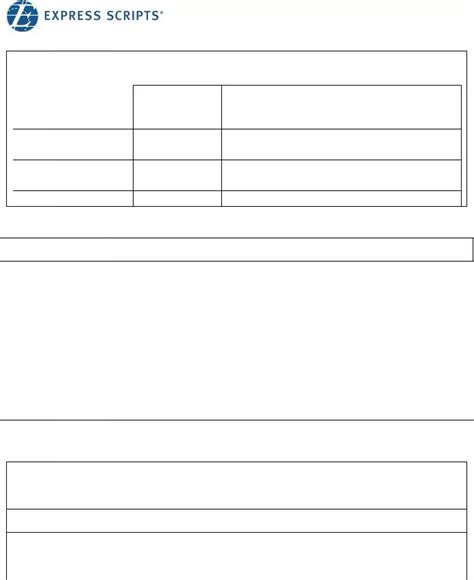 Blank Express Scripts Prior Authorization Fill Out And Print PDFs