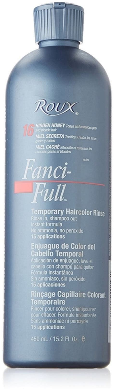 Roux Fanci Full Rinse Temporary Hair Color Rinse Hidden Honey 1520 Oz