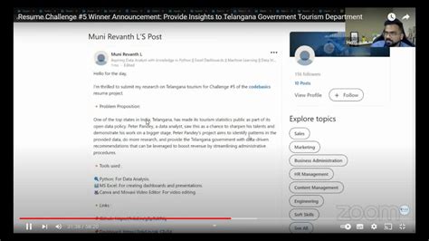 Arnav Patnaik On Linkedin Codebasicsresumechallenge Achievementunlocked Continuouslearning