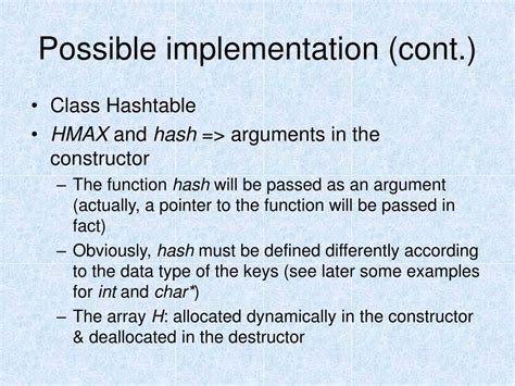 Ppt The Hash Table Data Structure Powerpoint Presentation Free Download Id3540196