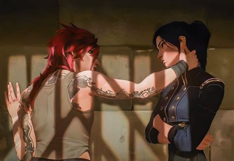 Vi And Caitlyn Arcane Season 2 Vi League Of Legends Lol League Of Legends League Of Legends
