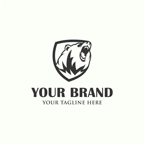 Premium Vector Bear Head Logo Icon Design Vector