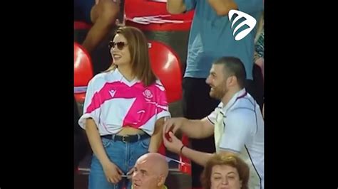 🔴ხელის თხოვნა რაგბის თამაშზე სტადიონზე Emigranttv Youtube