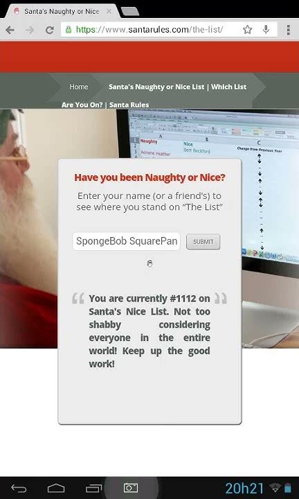 Yay Spongebob Squarepants On Nice List Youtube