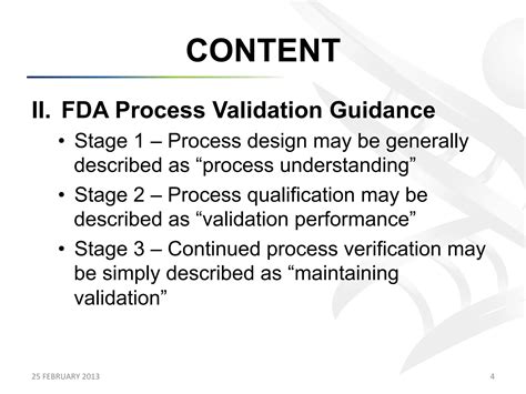 A Lifecycle Approach To Process Validation Ppt