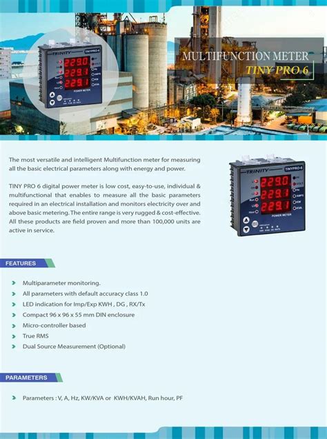 Three Phase Multifunction Meter Tiny Pro 6 At ₹ 2200 In Pune Id