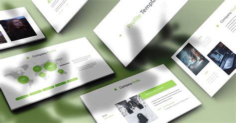 Профиль Шаблон Powerpoint Шаблоны презентаций Включая яркий и чистый Envato Elements