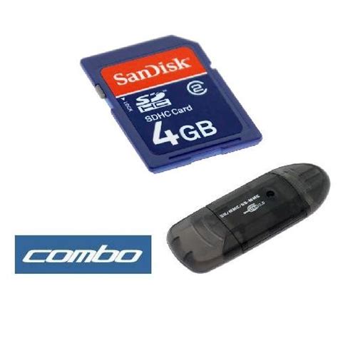 SanDisk GB SD Memory Card Black USB Memory Card Reader For Garmin Nuvi W