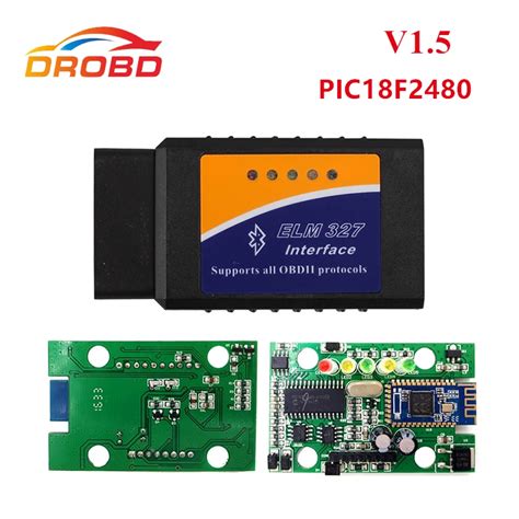 Best Quality Hardware ELM V PIC F Chip ELM V Bluetooth For Android OBD
