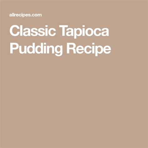 Classic Tapioca Pudding Recipe Coconut Bread Pudding Bread Pudding Coconut Bread