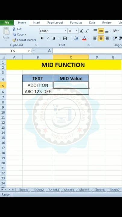 Excel Mid Function Tutorial Text Se Specific Characters Kaise Extract