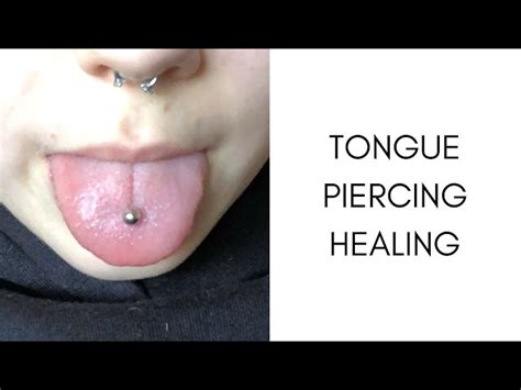 Tongue Piercing Healing Process Tongue Piercings The Healing Process