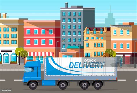 기업의 창고에 있는 상품의 납품을 위한 트럭 상자가있는 보관에있는화물 운송 0명에 대한 스톡 벡터 아트 및 기타 이미지 0명