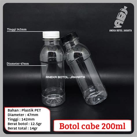 Jual Botol Plastik 200ml Terlengkap And Harga Terbaru Mei 2026 Shopee