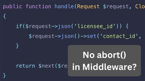 Laravel Middleware Is Not Only For Restrictions Youtube
