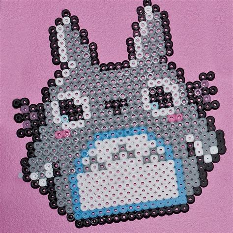 Totoro Perler Bead Patterns Perler Beads Designs Bead Art