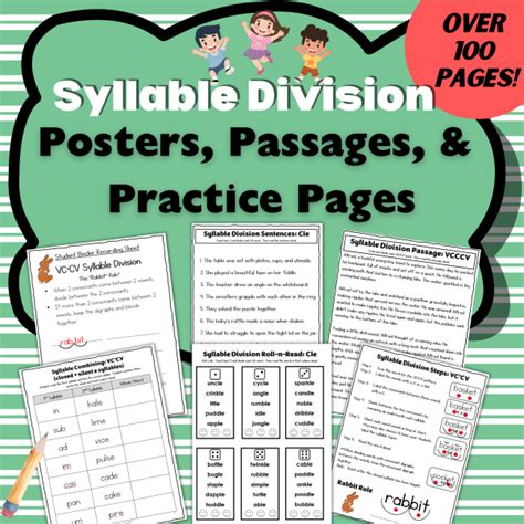 Syllable Division Teaching Guides Activities And Stories Orton
