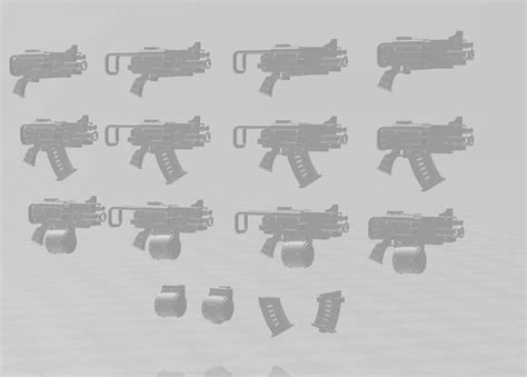 🎲 Maelstrom Pattern Bolter・ Stl File For 3d Printing・cults