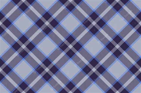 Premium Vector Seamless Fabric Check Textile Vector Tartan Pattern Plaid Texture Background