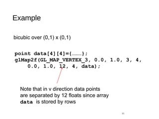 Curves And Surfaces In OpenGL PPT