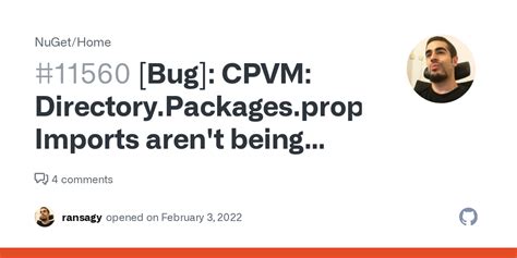 Bug Cpvm Directorypackagesprops Imports Arent Being Respected