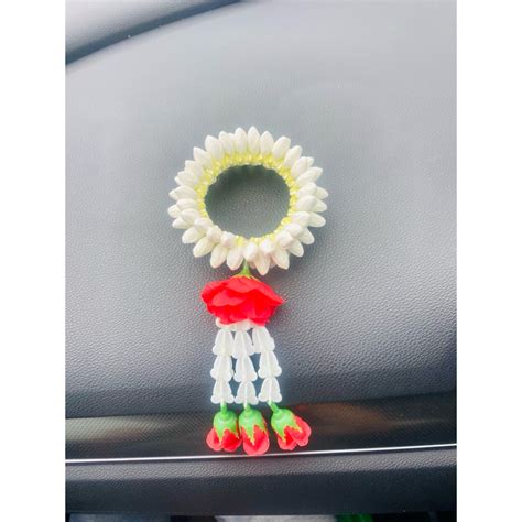มาลัยซีก มาลัยกรอุบะดอกรัก3เส้น ราคาพวงละ100บาท Shopee Thailand
