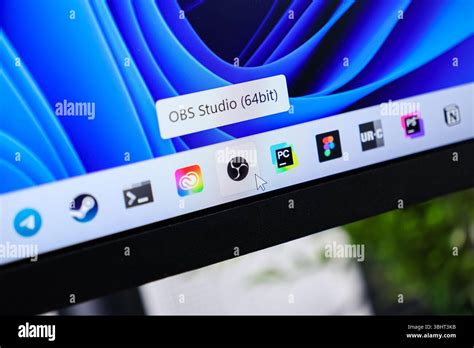 Poznan Poland June 6 2025 OBS Studio Application Icon Highlighted By Mouse Cursor On