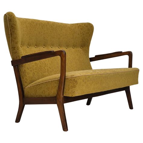 1960s Danish 2 Seater Sofa By Søren Hansen For Fritz Hansen Original