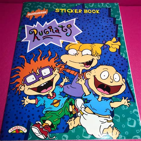 Vintage Rugrats Sticker Book Coloring Book Mostly Unused 90s