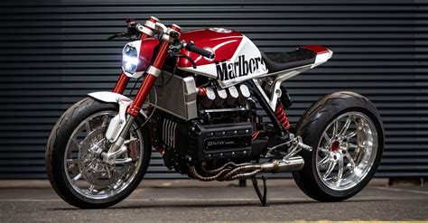 These Marlboro BMW K100 Motorcycles Celebrate Iconic F1 Livery Maxim