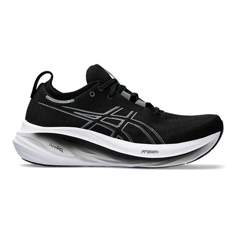 Womens Asics Gel Nimbus 26 Black Graphite Grey Standard Width D