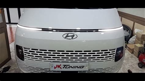 스타리아 순정led 데이라이트 데이라이트 웰컴라이트led 장착하기 Youtube