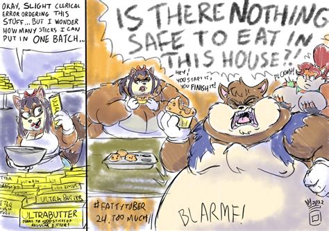 Fattytober 2022 24 Too Much — Weasyl