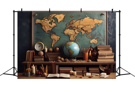 Back To School Globe Math Board Backdrop Dbd7 31 Dbackdrop