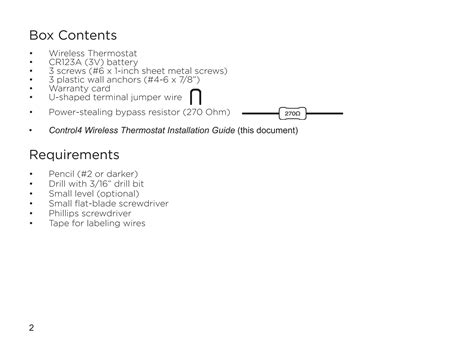 Wireless Thermostat V2 Installation Guide Rev F Pdf