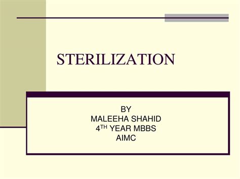 Ppt Sterilization Powerpoint Presentation Free Download Id3933502