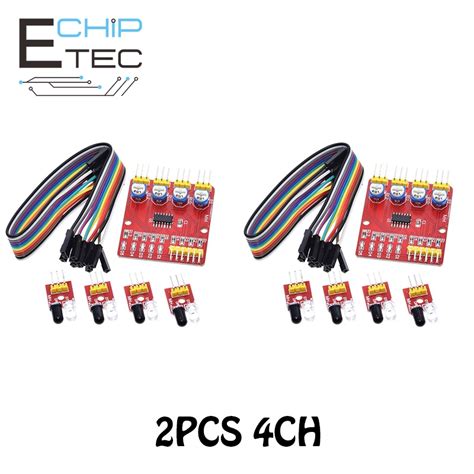 PCS Channel Infrared Detection Tracking Module Line Patrol Module Obstacle Prevention