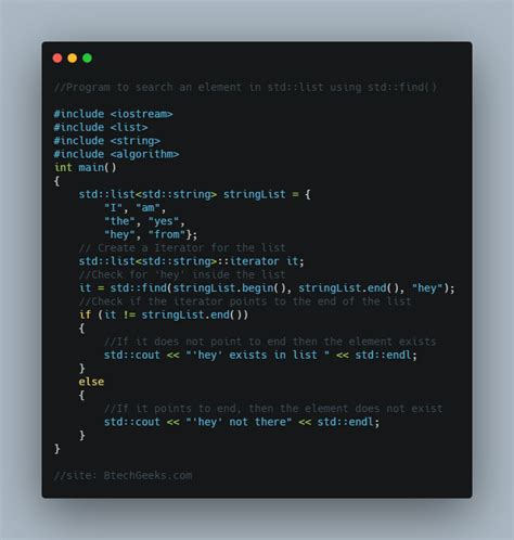 C List Get Element C List Find Contains How To Search An