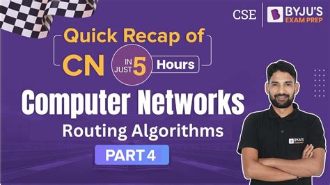 Routing Algorithms Part 4 Computer Networks Gate 2023 Computer Science Cse Exam