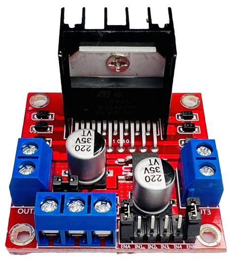 diyables l298n motor driver module for arduino esp32 esp8266 raspberry pi 1