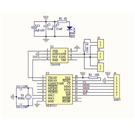 Maxbell Mcp2515 Module Can Bus Module Tja1050 Receiver For Arduino Raspberry Pi Blue At Rs 912