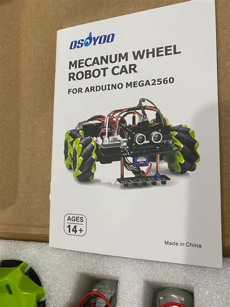 kit arduino mega2560 osoyoo omni directional mecanum wheels robot car