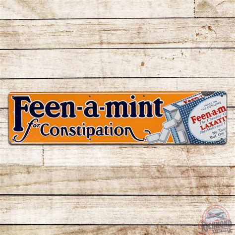 At Auction Feen A Mint Feen A Mint For Constipation Laxative Single