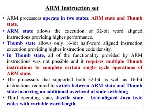 Unit Iv Arm Processor Instruction Set Ppt