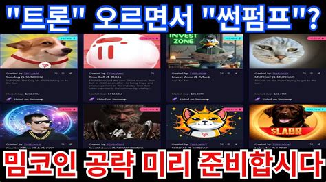 트론 그리고썬펌프 앞으로 대세밈 또 온다 미리 준비해봅시다 Youtube