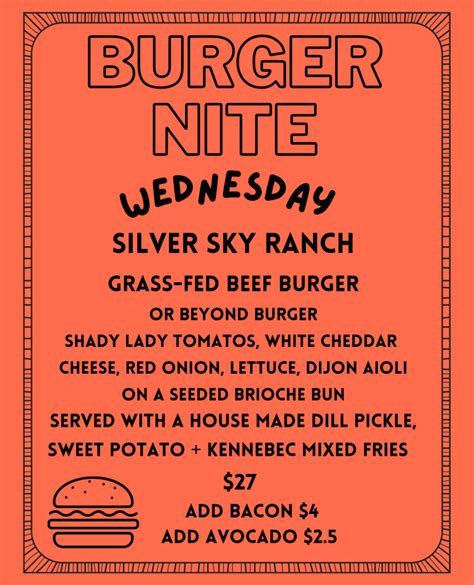 Menus The Spinster Sisters