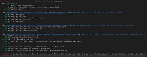Autoformer Bug Expected All Tensors To Be On The Same Device But