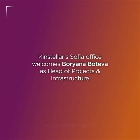 Boryana Boteva On Linkedin Kinstellar 10 Comments