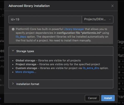 Not Able To See Which Project Lib Gets Assigned To · Issue 2614 · Platformioplatformio Core