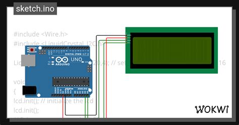 Lcd 20x4 Wokwi Esp32 Stm32 Arduino Simulator